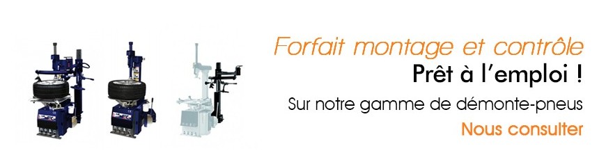 Démonte-pneus - machine à pneu - automatique ou semi-automatique